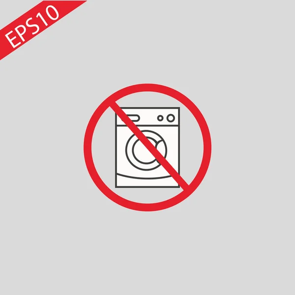 No washing machine icon Stock Vector Image by ©konstsem #60662885