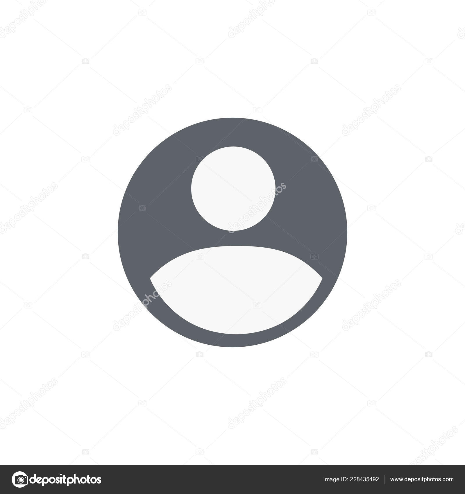 User Icon Human Person Symbol Avatar Login Sign Report Document Stock ...