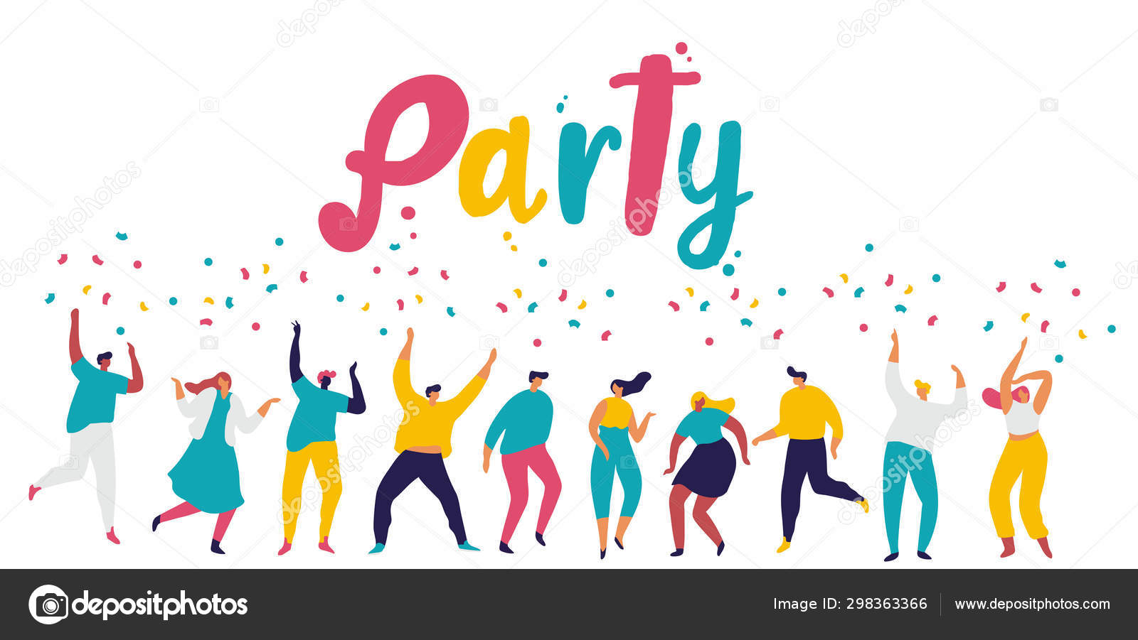 Funny Celebration Dance Cartoon