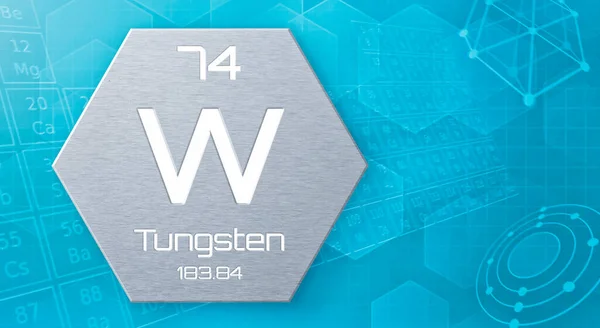 Elemento químico de la tabla periódica Tungsteno 2023