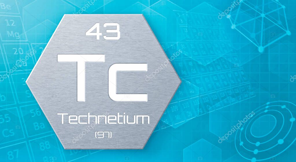 Elemento químico de la tabla periódica - Tecnecio 2023