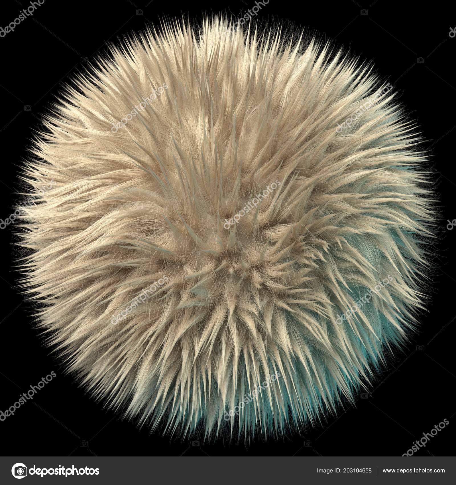 Furry Ball Render
