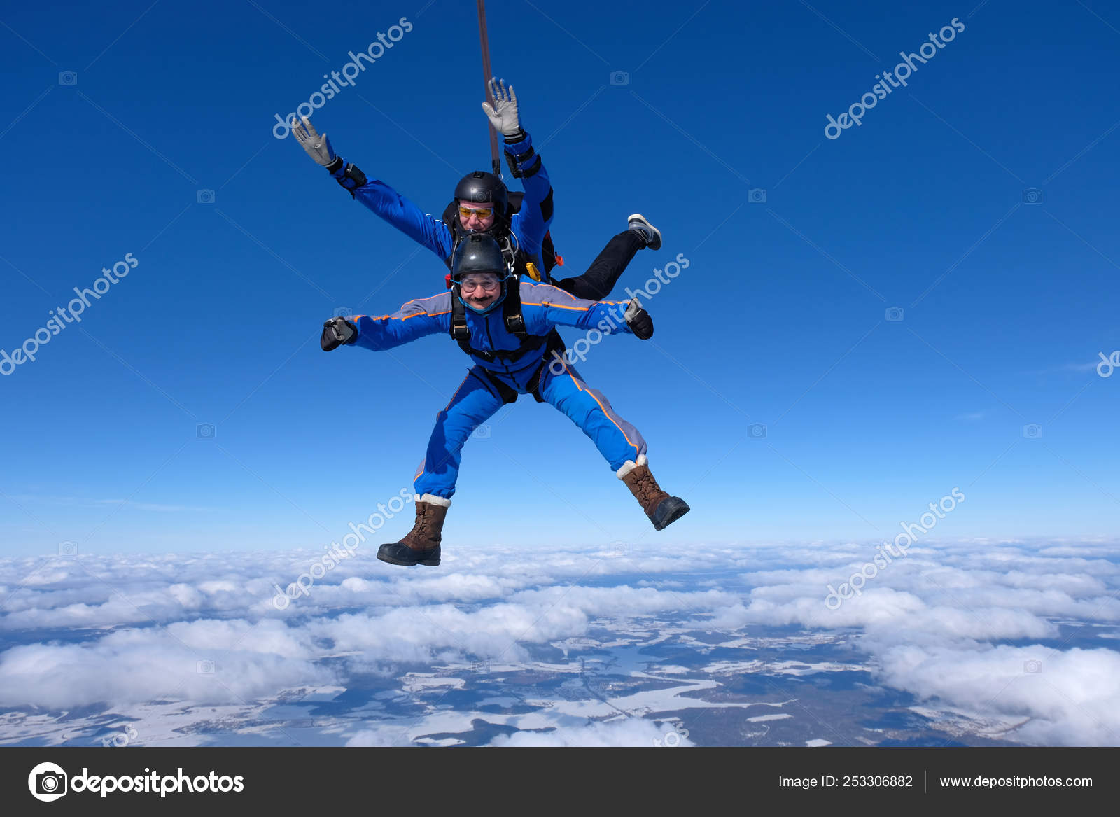 People Flying In The Sky