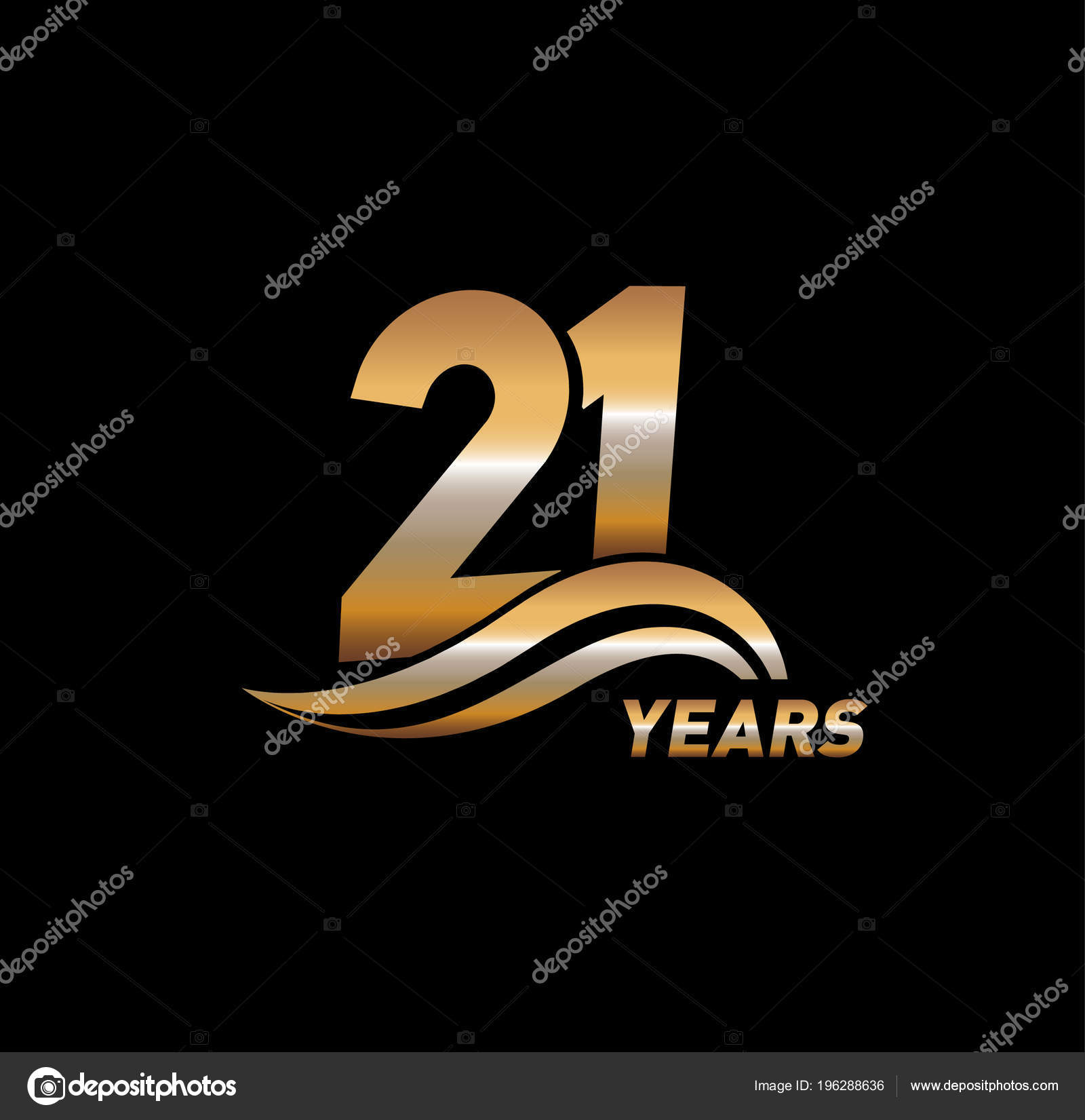 Years Anniversary Logo Decorative Background Stock Vector by ...