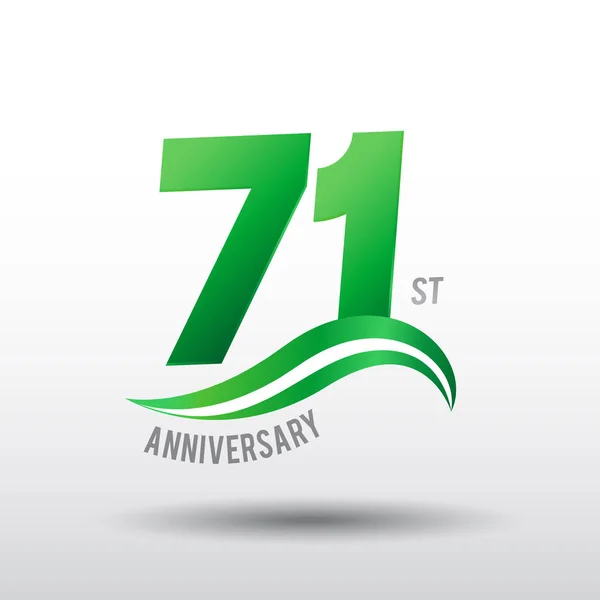 100,000 71st anniversary logo Vector Images | Depositphotos