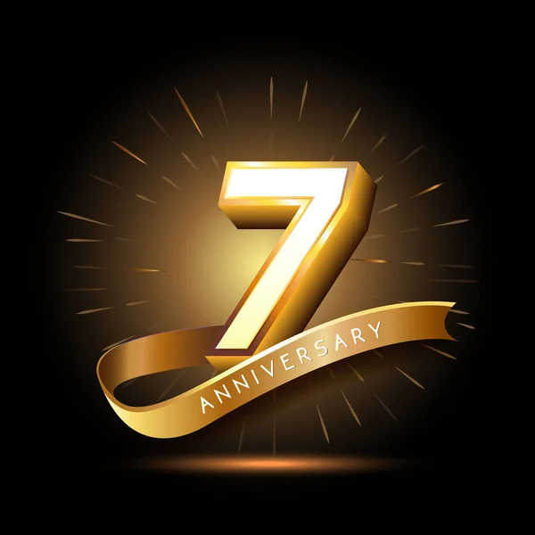 7mo aniversario imágenes de stock de arte vectorial | Depositphotos