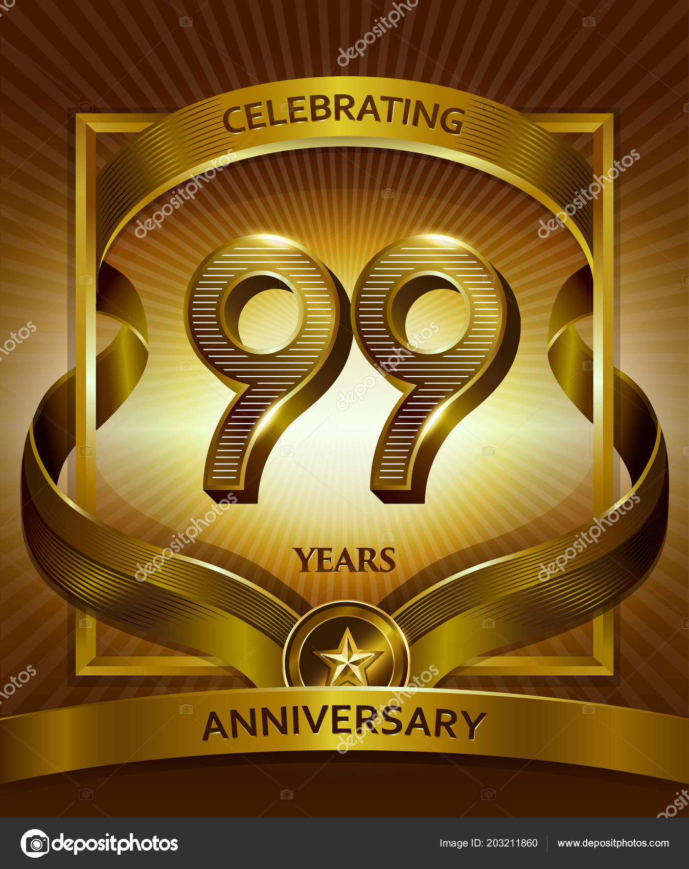 Gouden Lint Vector Gratis Downloaden