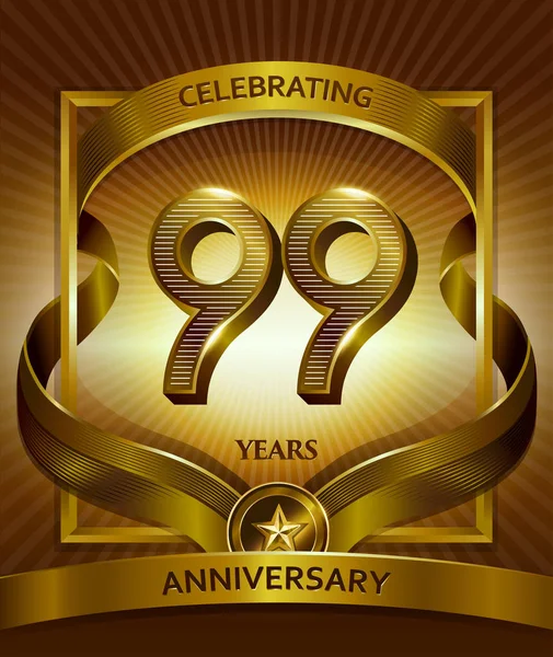 99 years birthday logo Vector Art Stock Images | Depositphotos