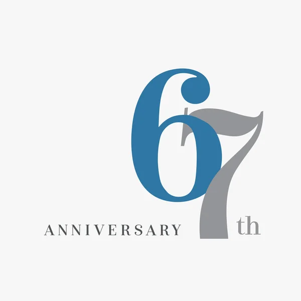 Logo 67 tahun Vektor Stok, Ilustrasi Logo 67 tahun Bebas Royalti ...