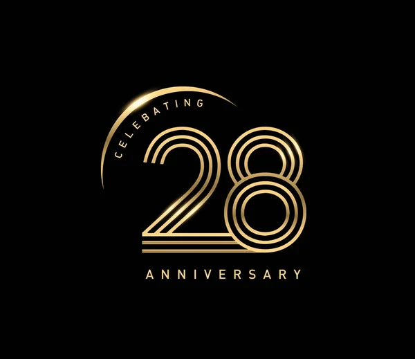 28 años Imágenes Vectoriales, Gráfico Vectorial de 28 años | Depositphotos