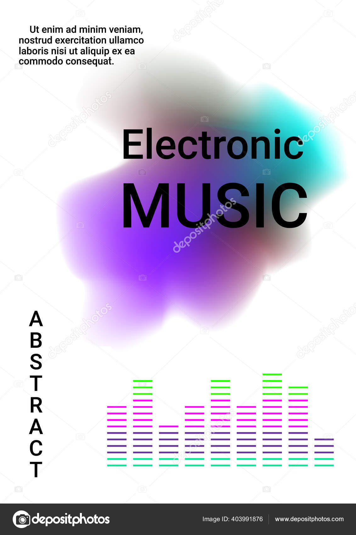 Modern musical cover Stock Vector by ©NinaLisitsyna 403991876