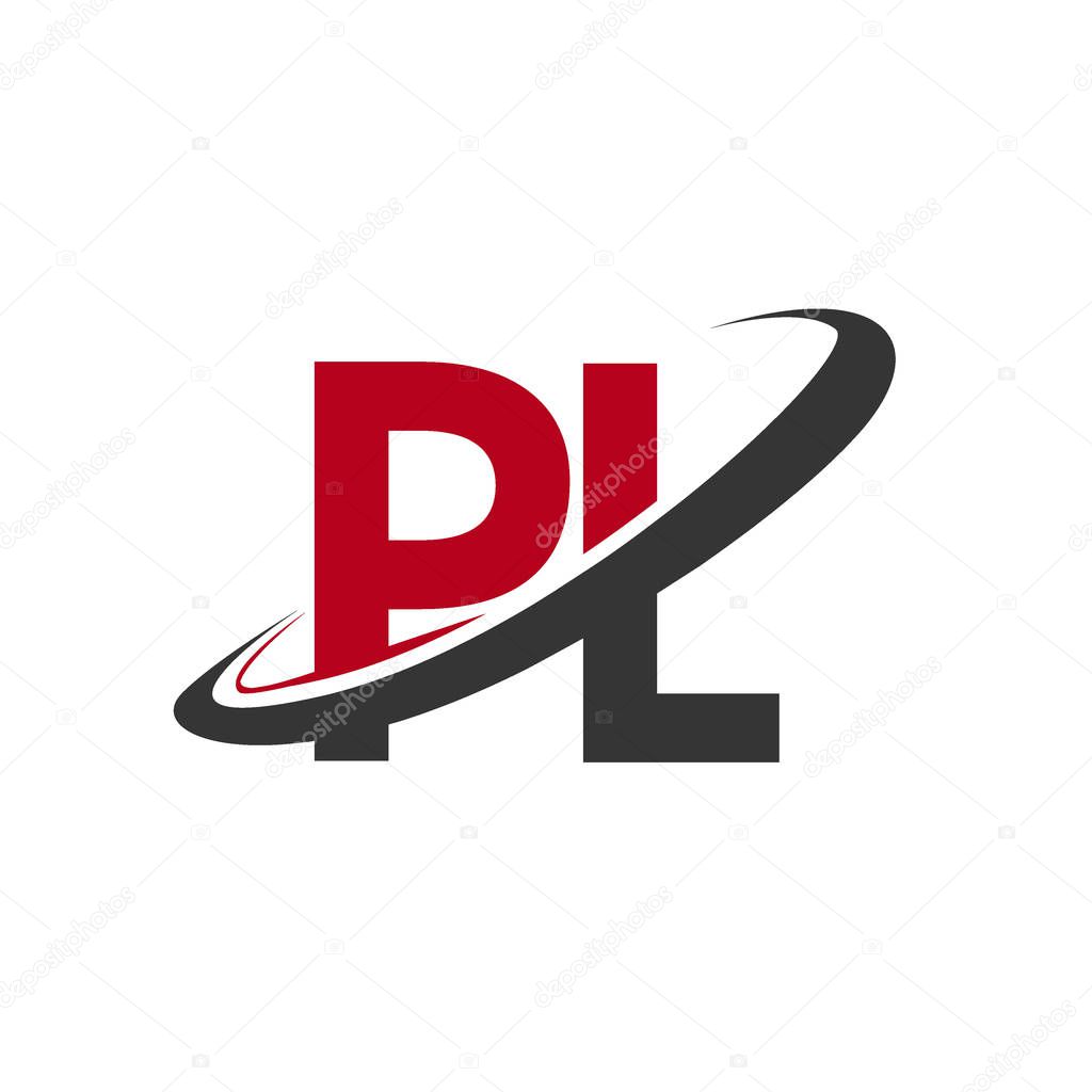 ilustración vectorial gráfica simple de letras del alfabeto rojo y ...