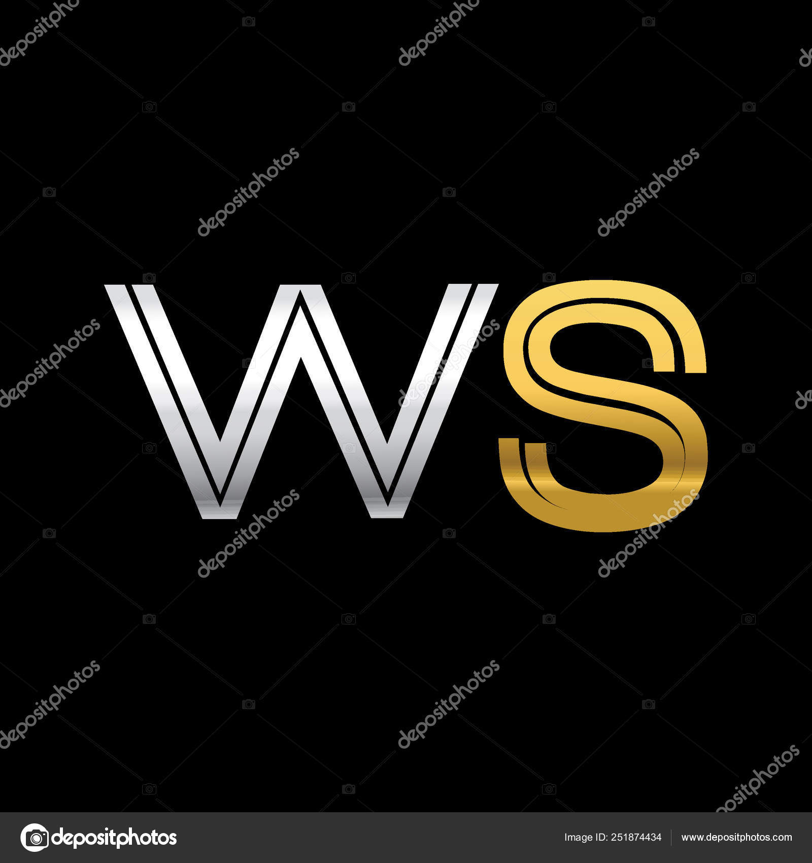 Letters Initial Logo Identity Illustration — Stock Vector © wikaGrahic ...