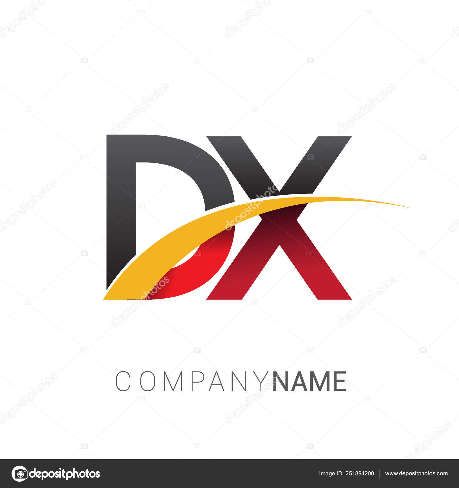 Letters Initial Logo Identity Illustration Stock Vector Image by ...