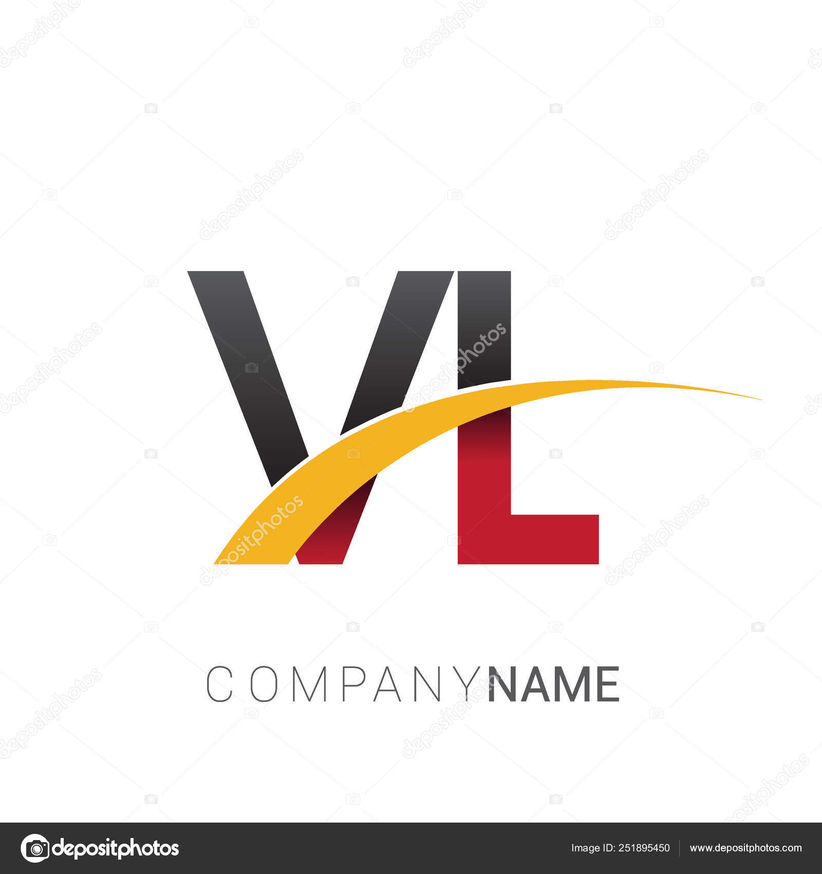 Letters Initial Logo Identity Illustration Stock Vector Image by ...