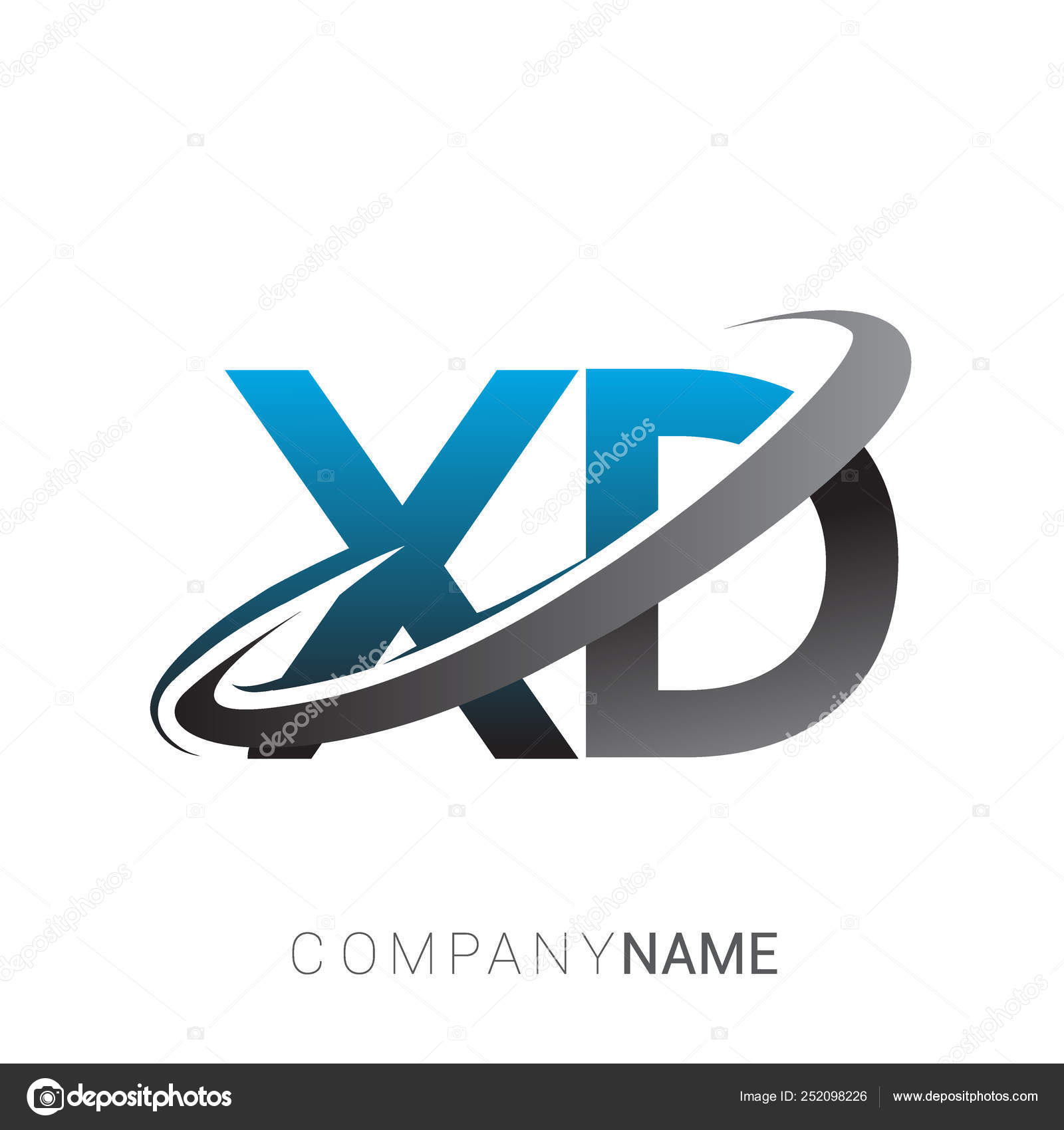 Vector Illustration Blue Black Letters Stock Vector by ©wikaGrahic ...