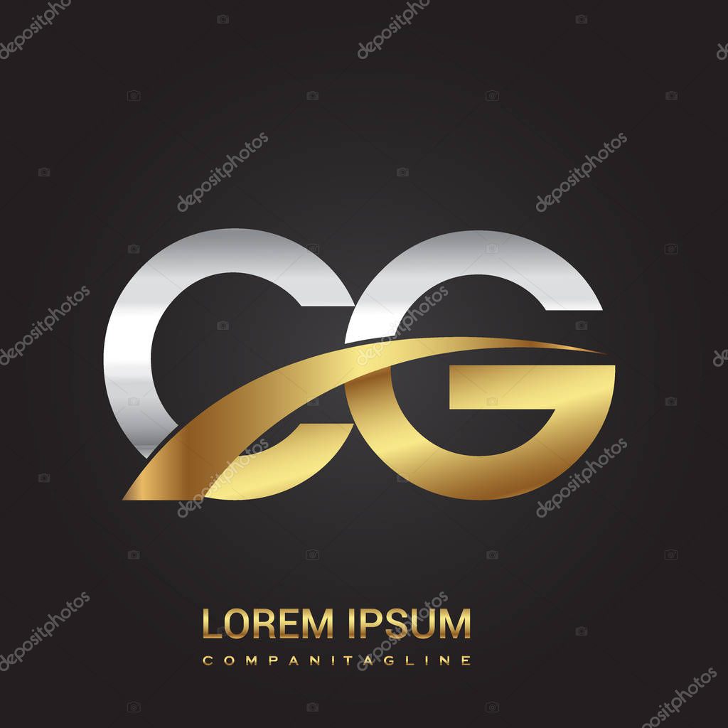 plata y oro vector ilustraci n de letras cg 2024