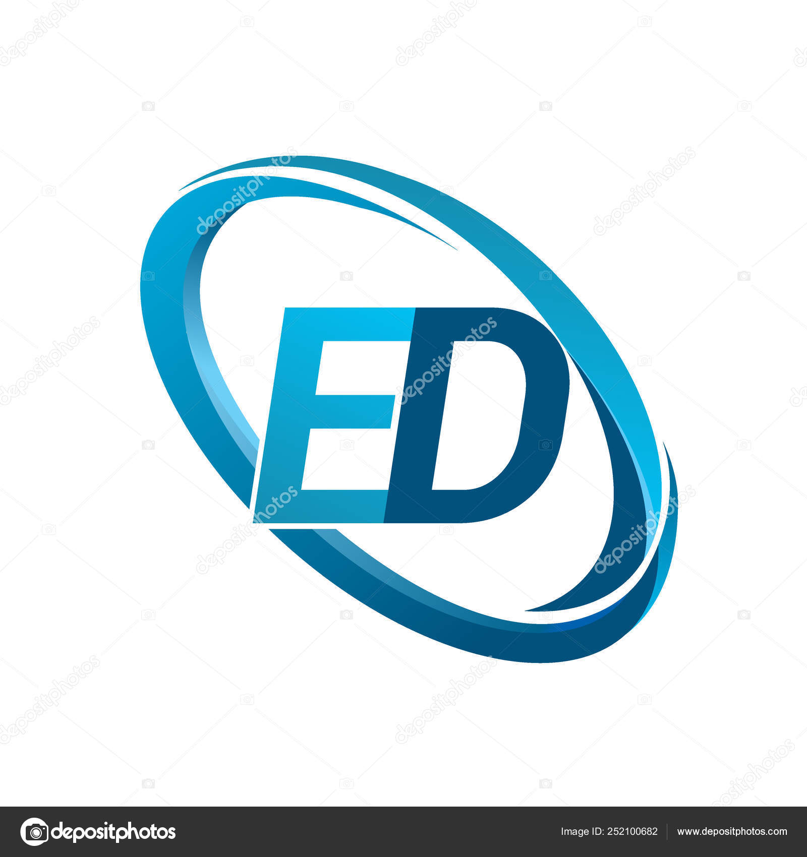 Vector Illustration Blue Letters Stock Vector by ©wikaGrahic 252100682