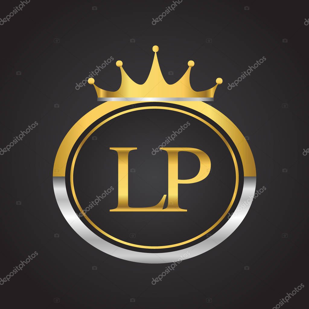 vector ilustraci n de letras doradas lp 2024