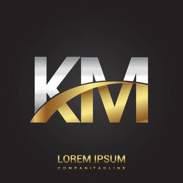 Letters km Vector Art Stock Images | Depositphotos