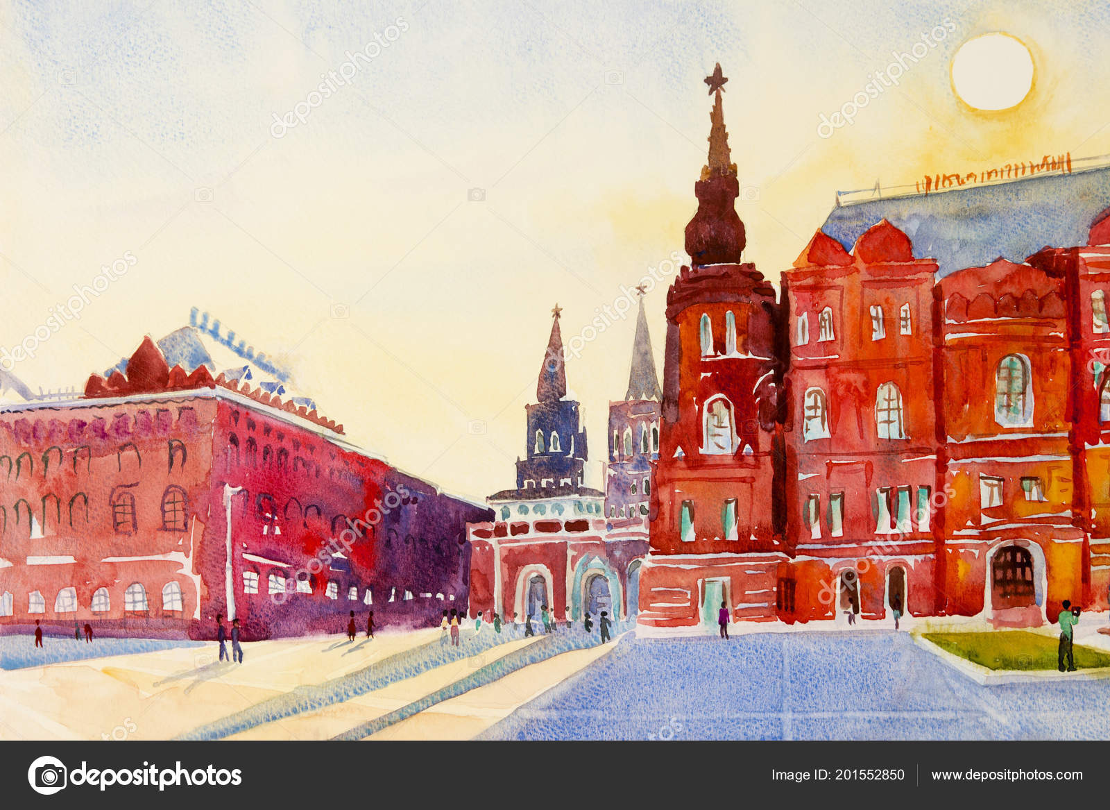 State Historical Museum Red Square Moscow Russia Main Tourist ...