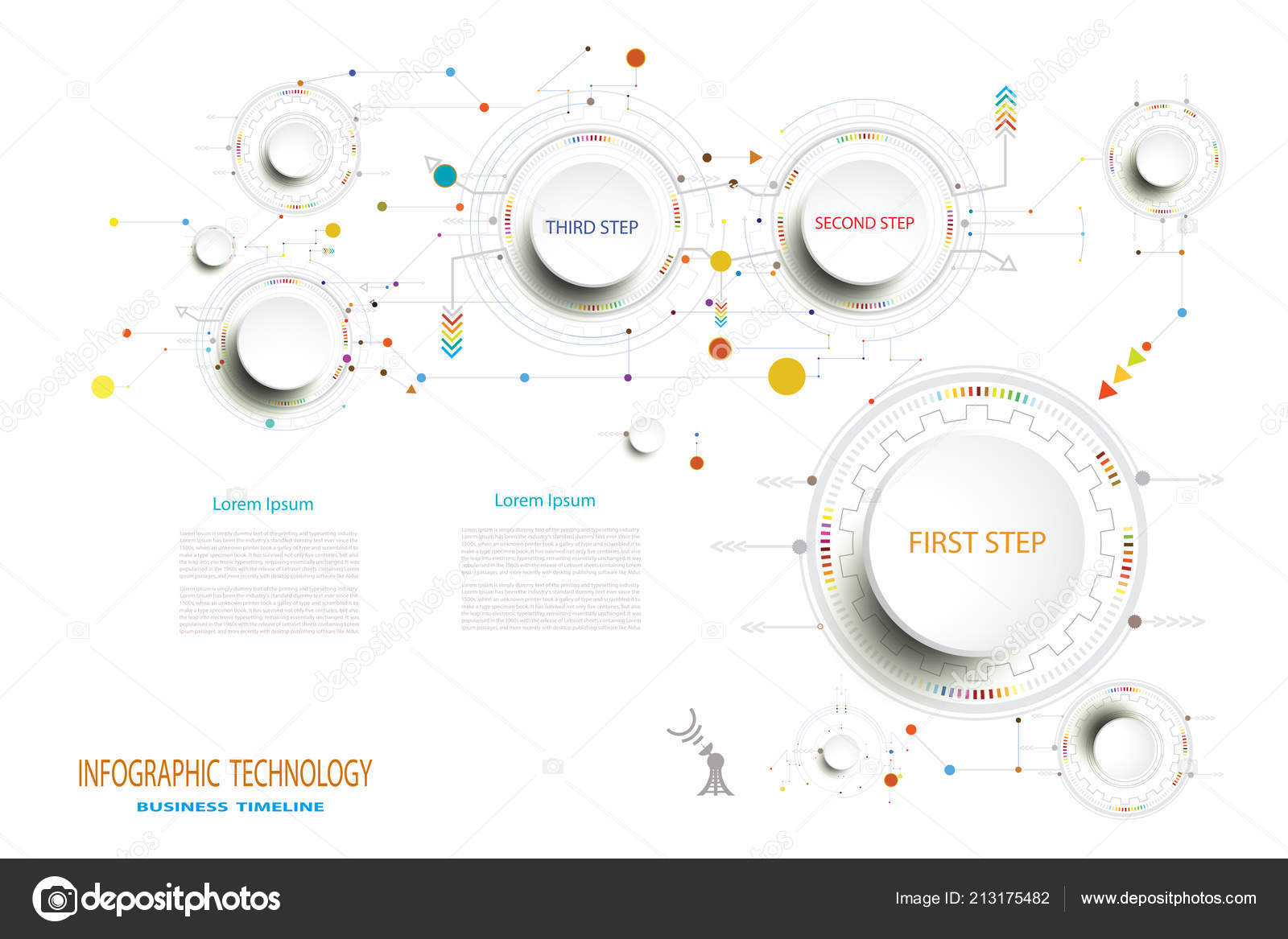 Infographic Technology Timeline