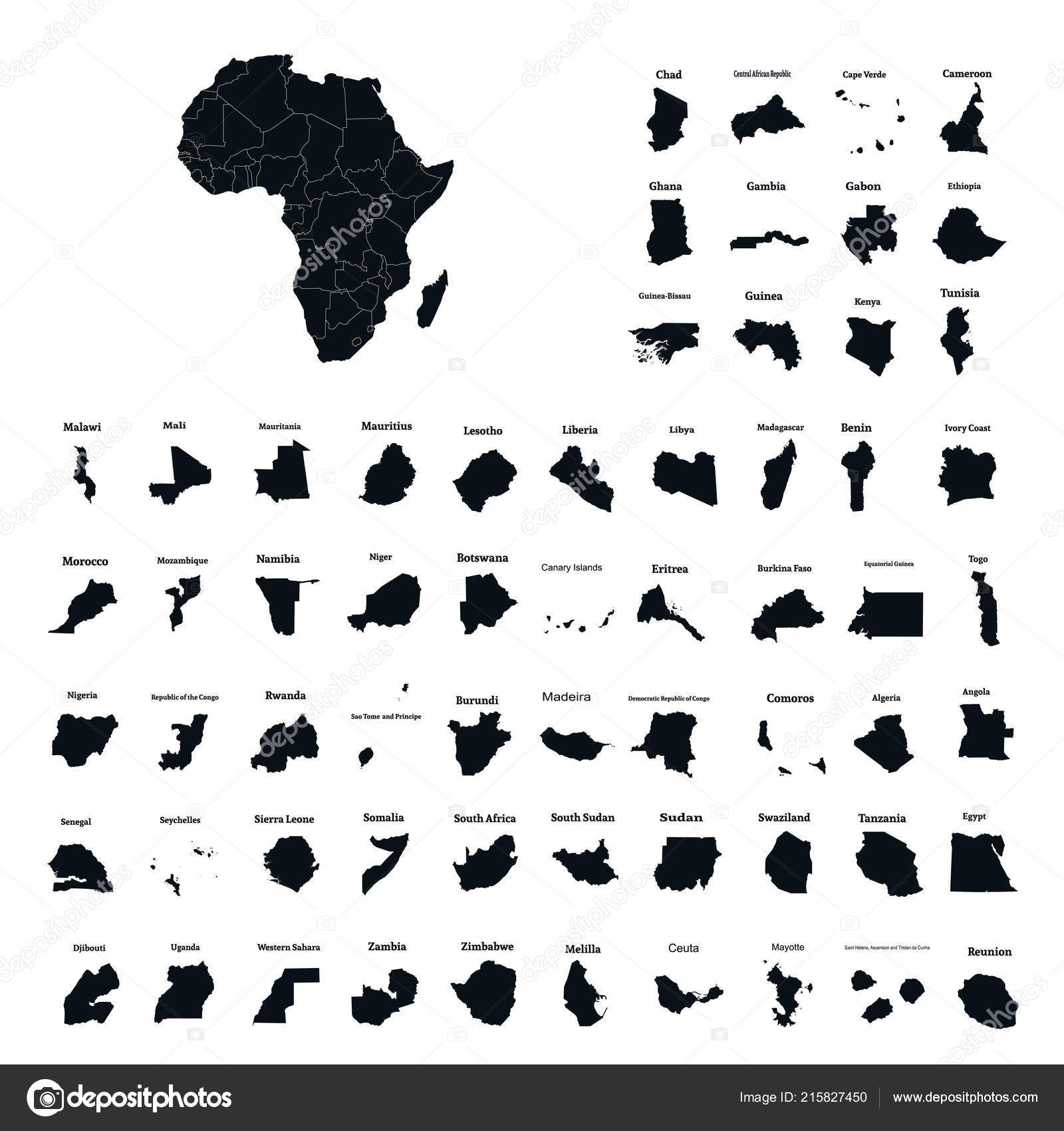 African Continent Vector