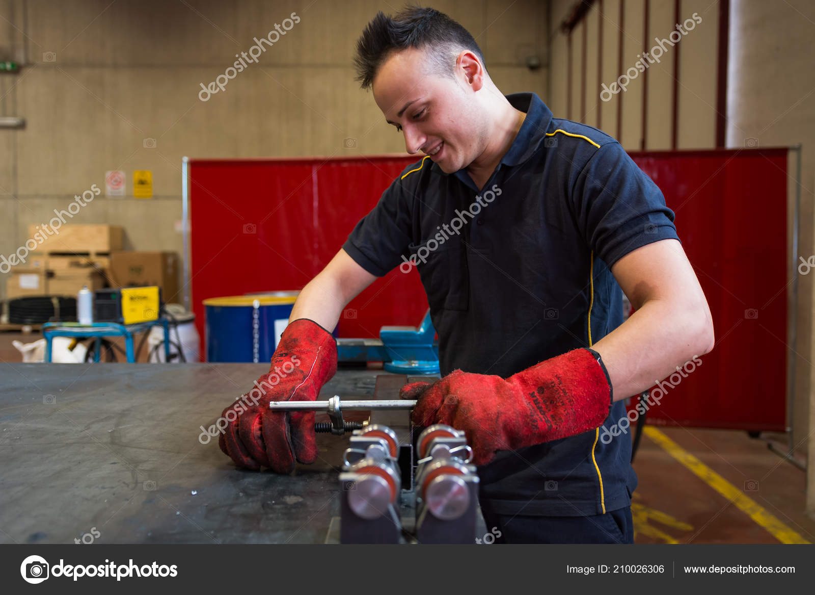 Engineering Worker Work — Stock Photo © Steiks #210026306