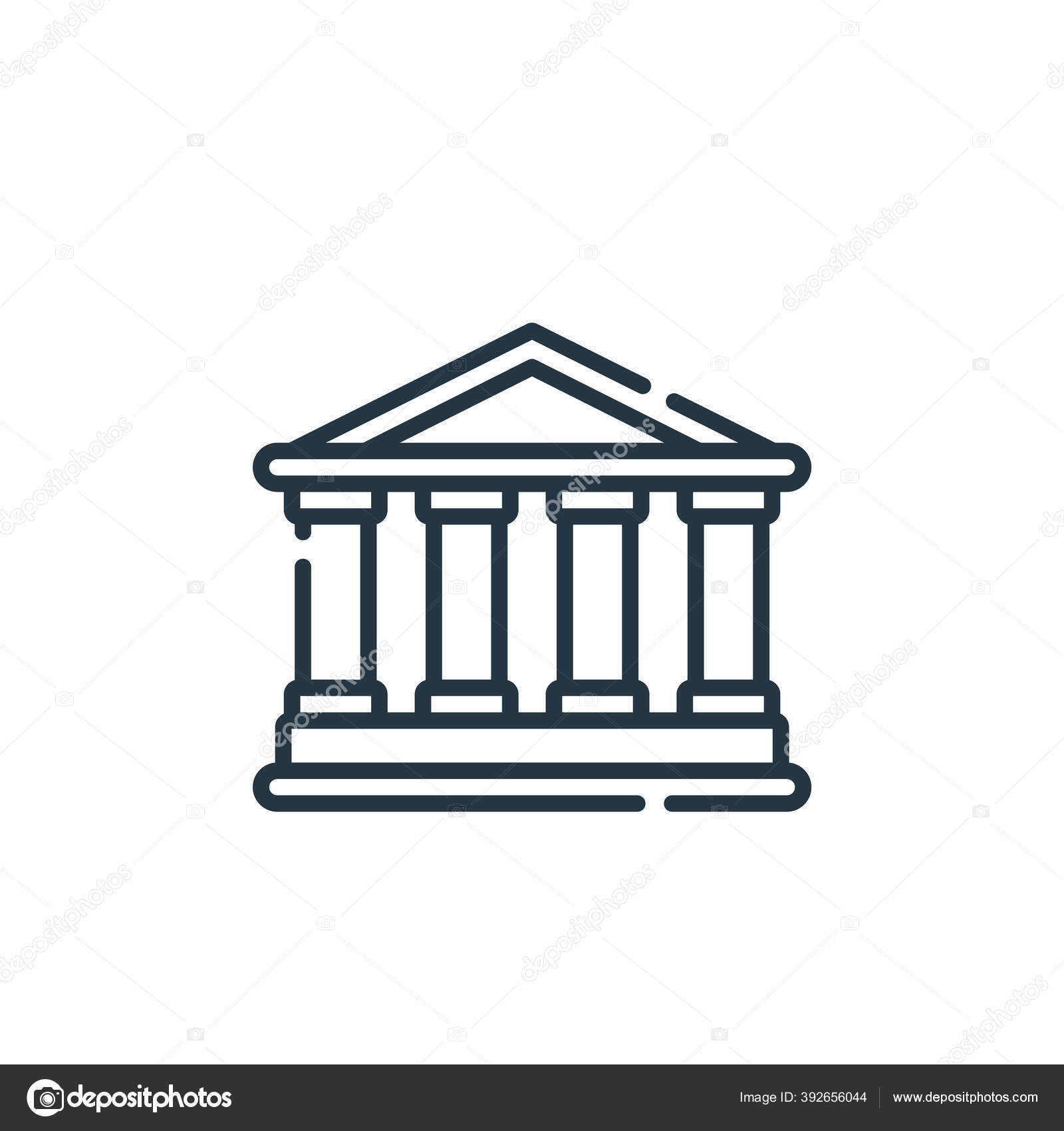 Rome Vector Icon Rome Editable Stroke Rome Linear Symbol Use Stock ...