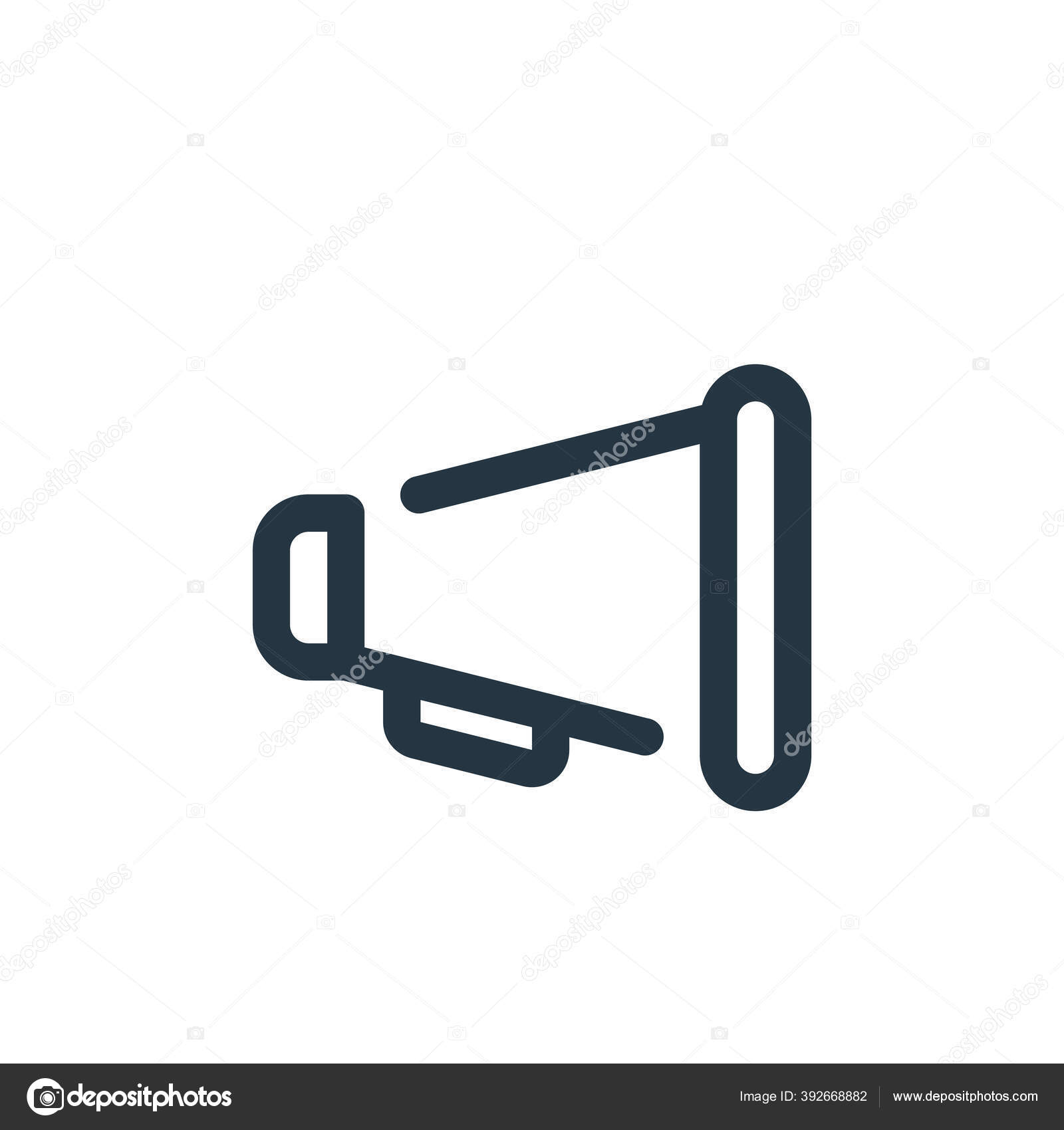 Announcer Vector Icon Announcer Editable Stroke Announcer Linear Symbol ...