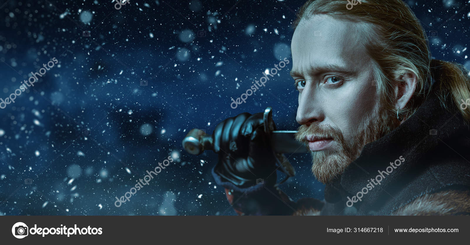 Winter medieval knight ⬇ Stock Photo, Image by © prometeus #314667218