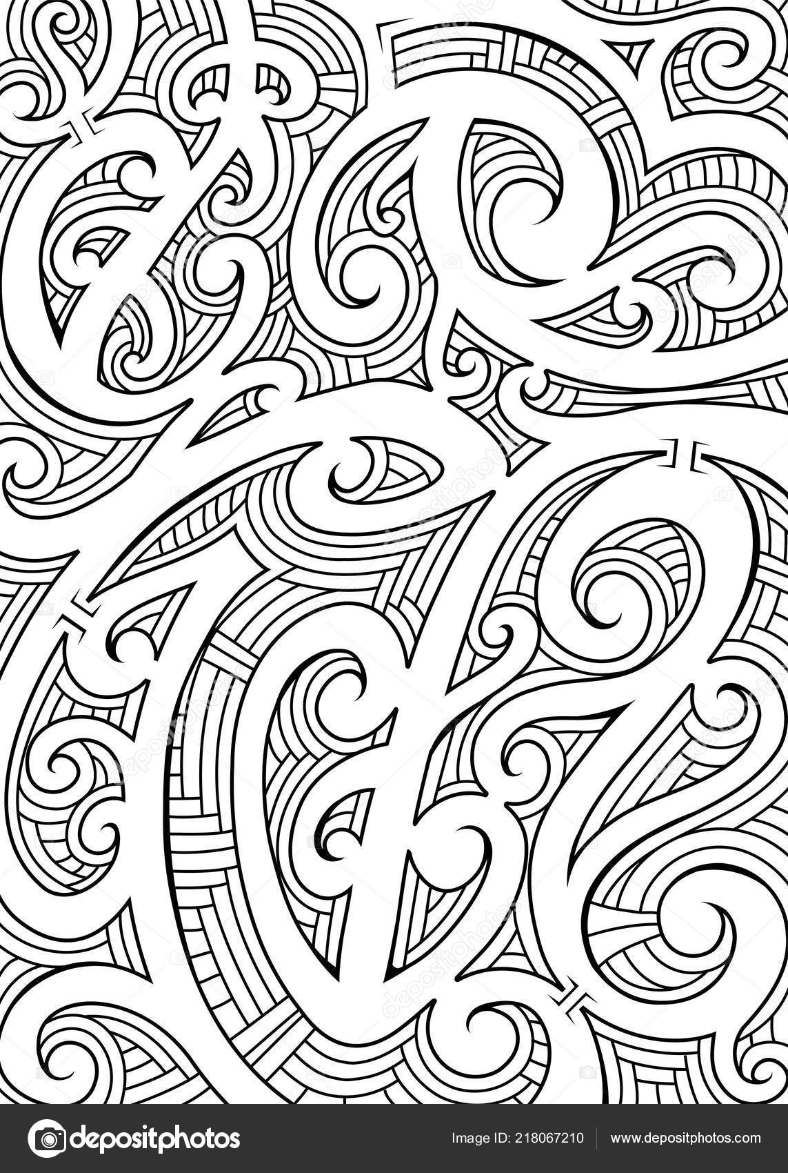 Maori Coloring Pages