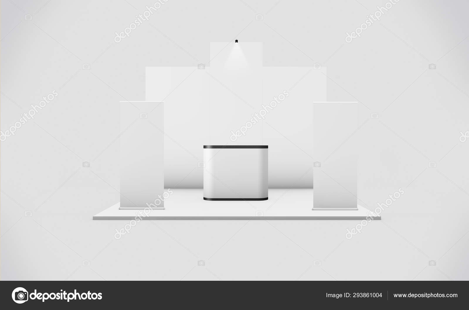 Exhibition Stand Rendering Mock Stock Photo by ©georgejmclittle 293861004
