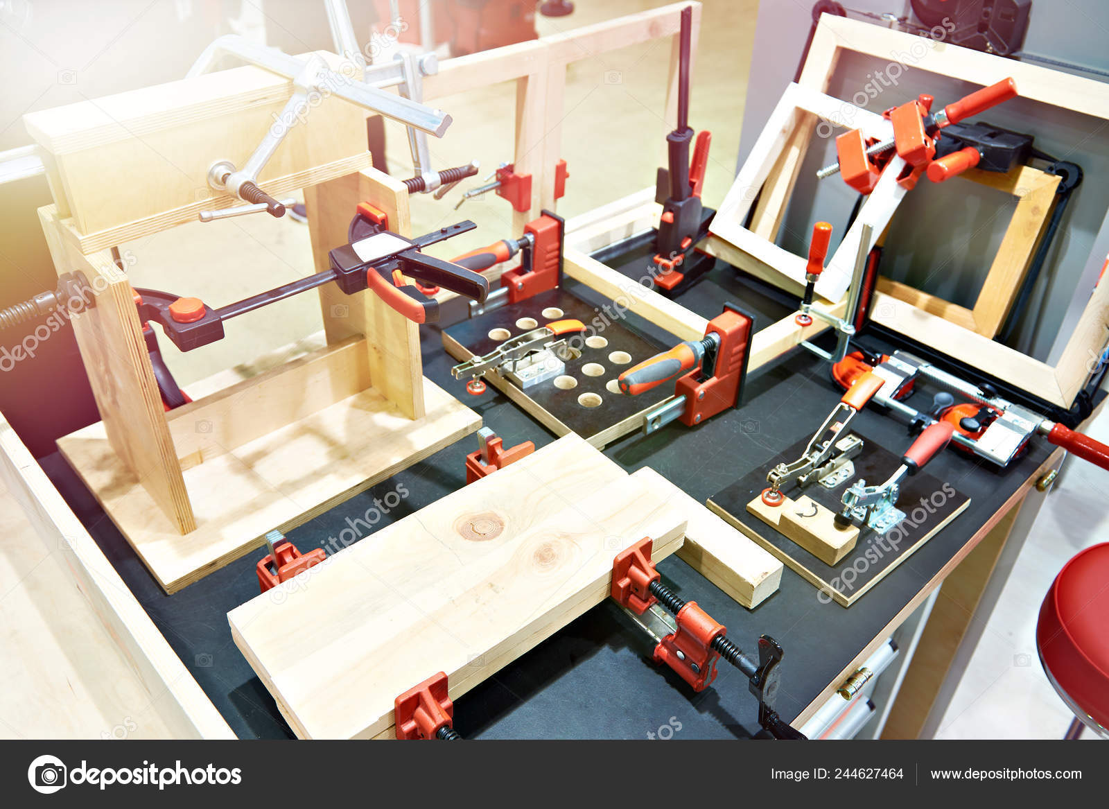 Workbench Modern Carpentry Tools Stock Photo by ©ryzhov 244627464