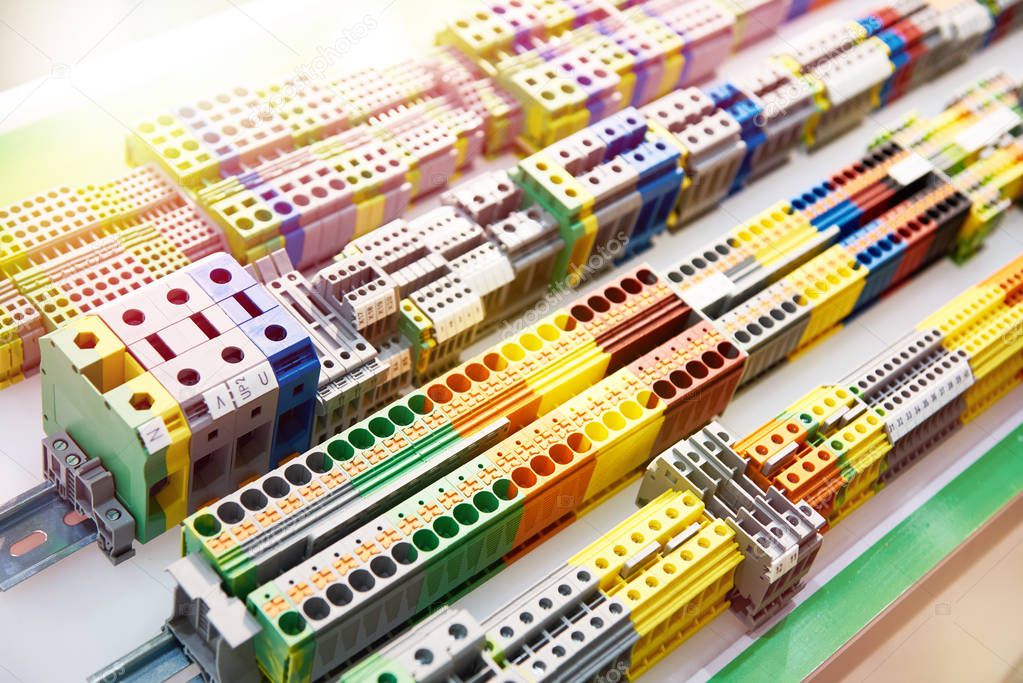 Bloque de terminales de carril Din para conector eléctrico 2022