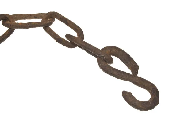 Rusty hook on chain — Stock Photo © verdateo #18181127