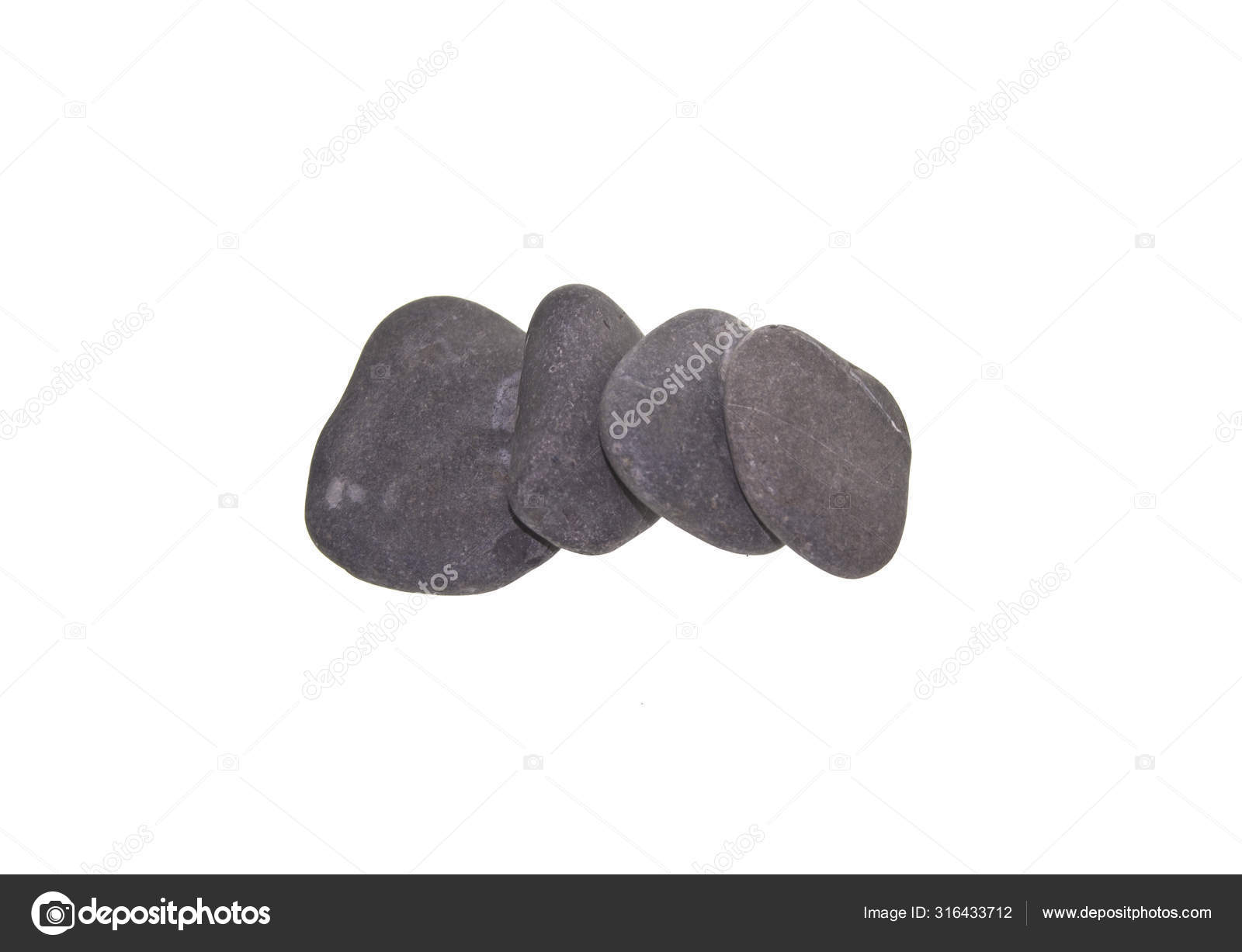 Stones isolated on white background — Stock Photo © PalyOleg.gmail.com ...