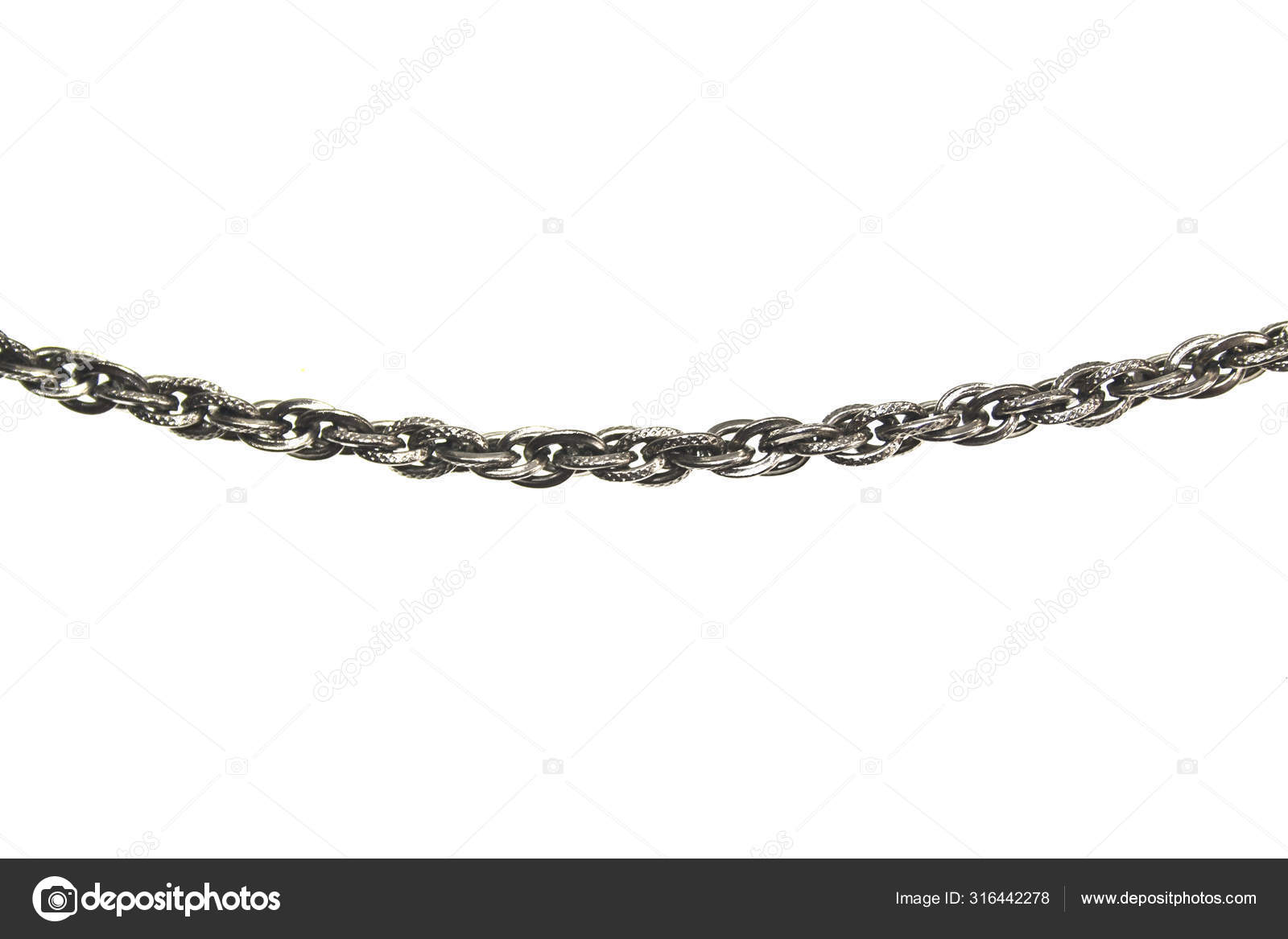 Chain isolated on white background Stock Photo by ©PalyOleg.gmail.com ...