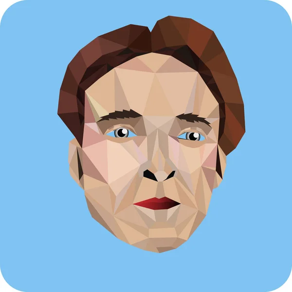 Portrait Barack Obama U.S. president low poly USA Stock Vector Image by ...