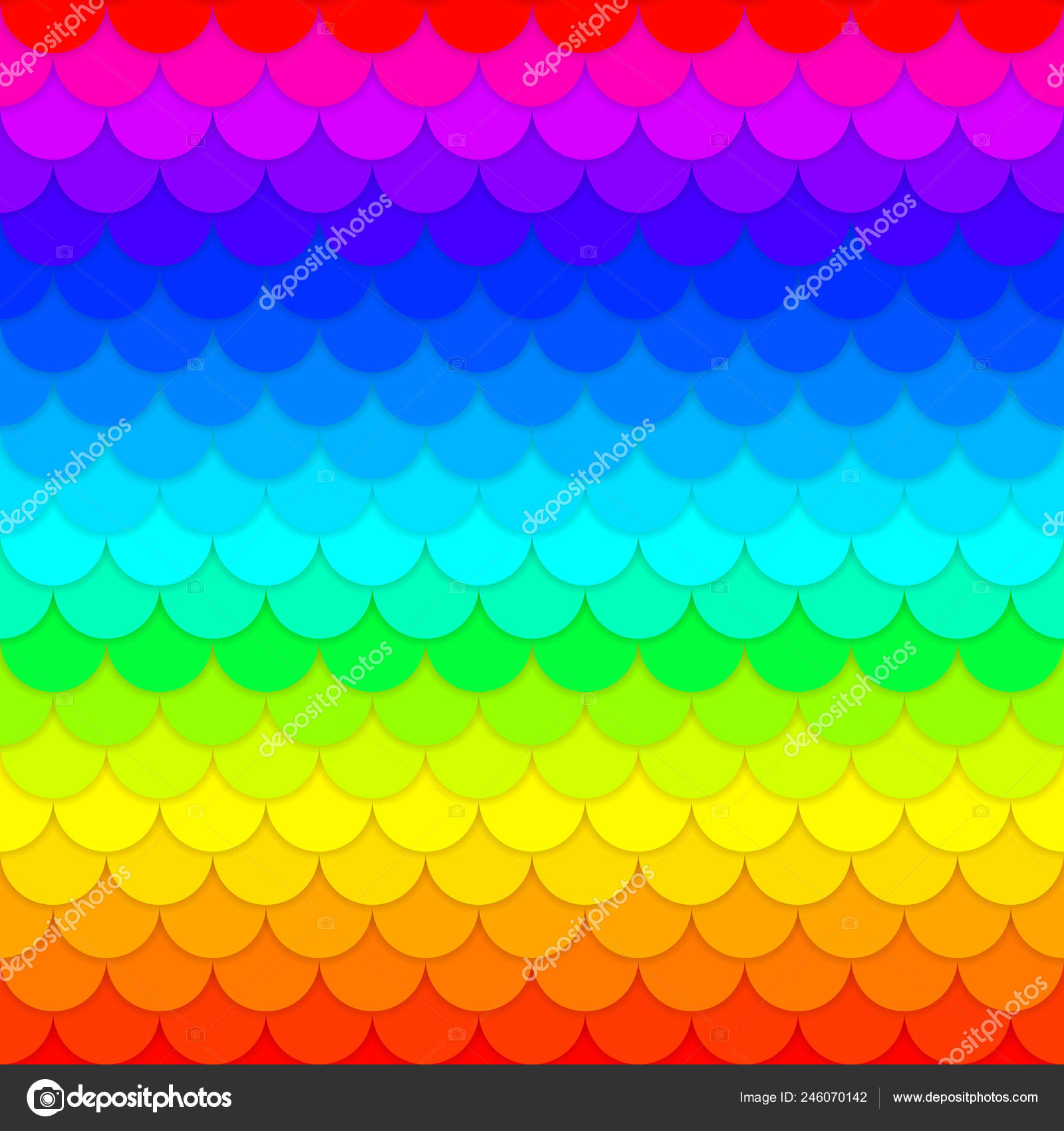 Rainbow Fish Scales Rainbow Color Spectrum Grunge Background Seamless ...