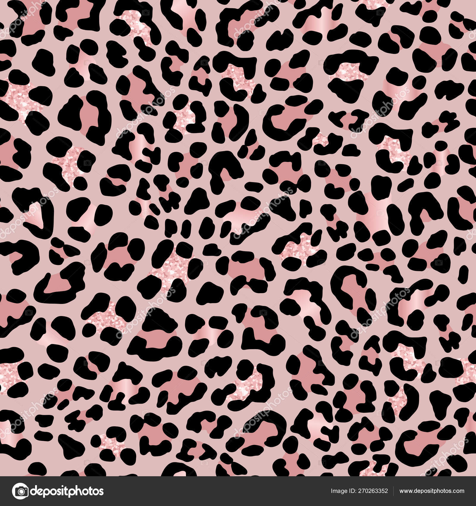 Leopard skin. Rose gold. Elegant texture with foil effect. Anima Stock ...