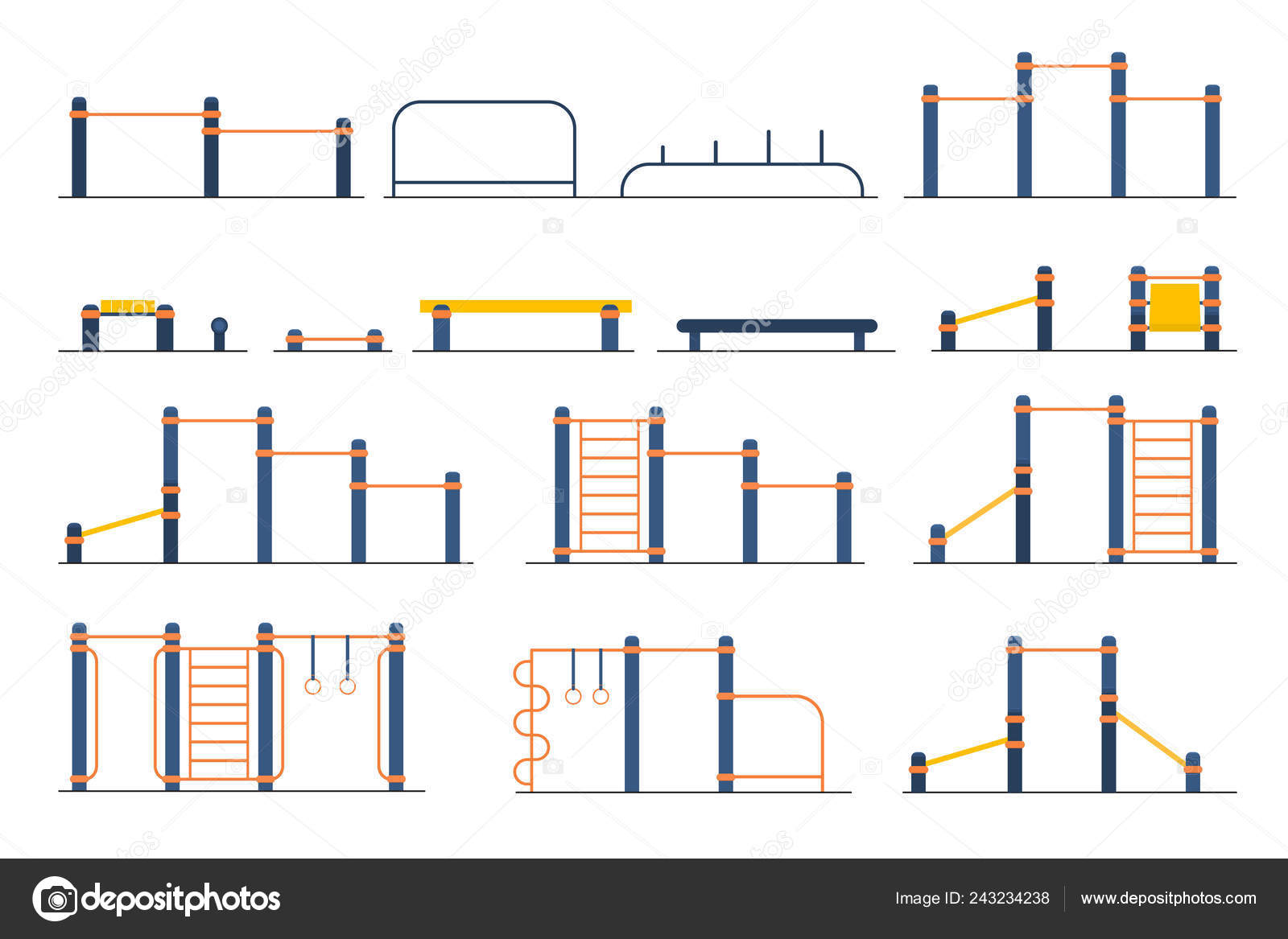 Street Workout Place Park Constructor Fitness Gym Street Equipment ...