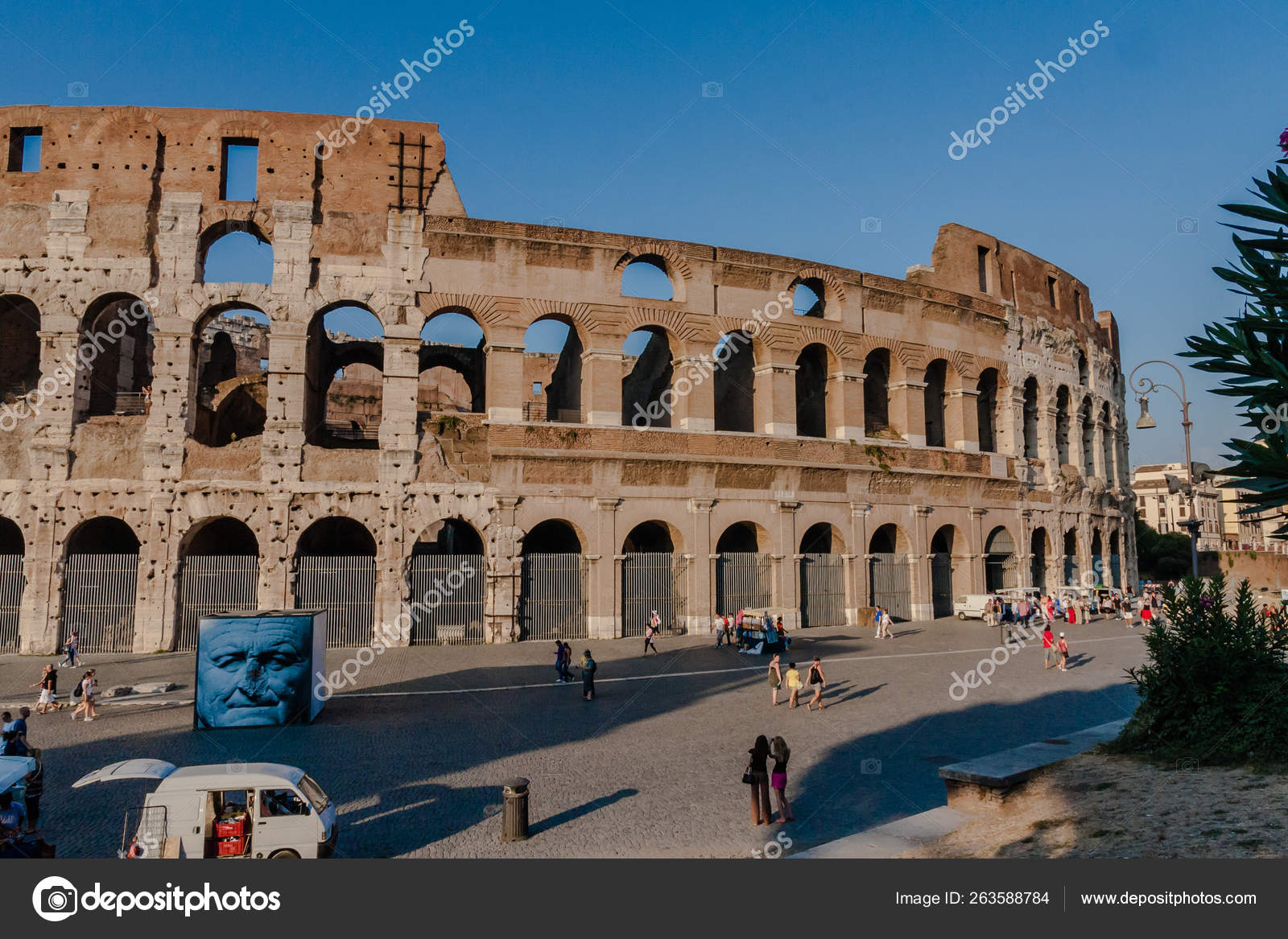 Colosseum Coliseum Also Known Flavian Amphitheatre Oval Amphitheatre ...