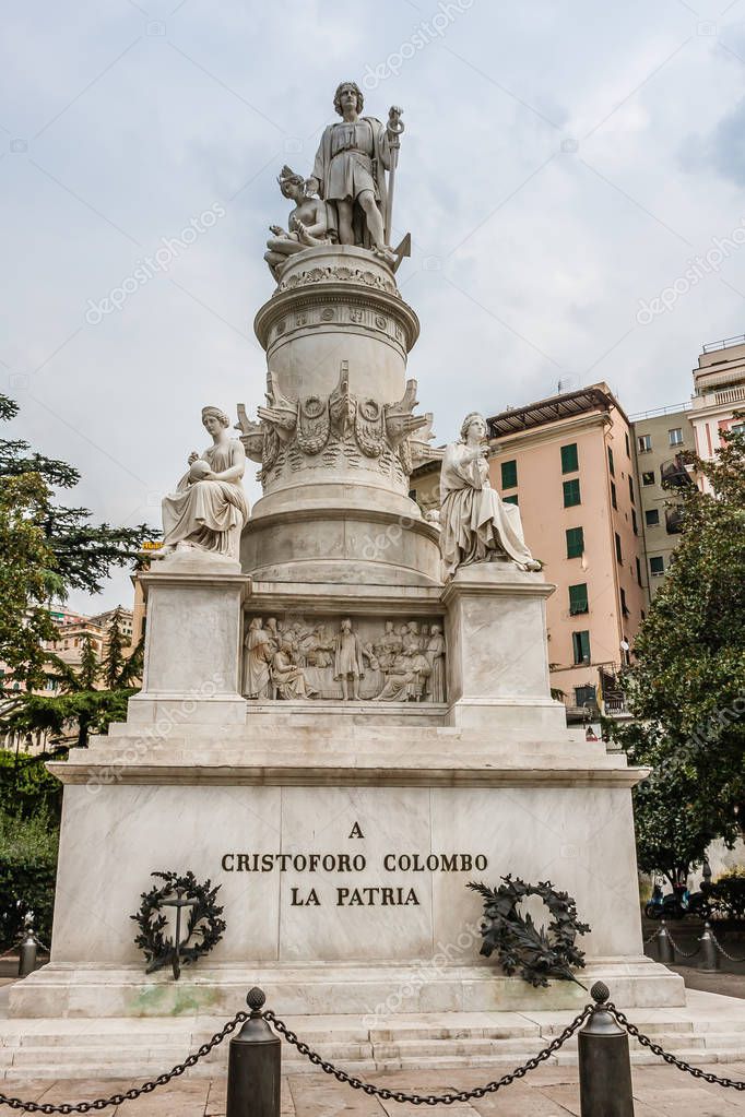 Monumento a Crist bal Col n, G nova 2024