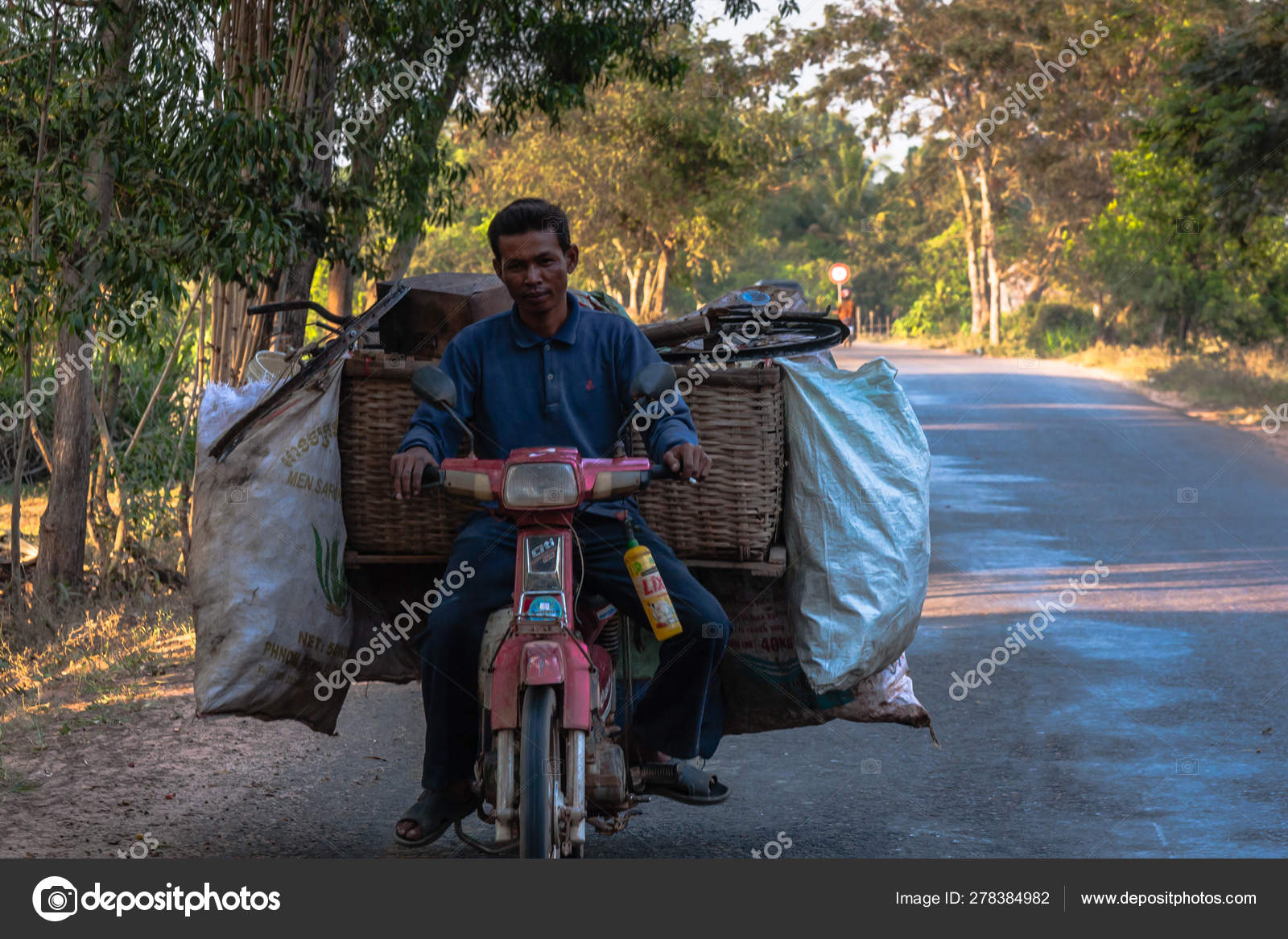 Overloaded Motorcycle