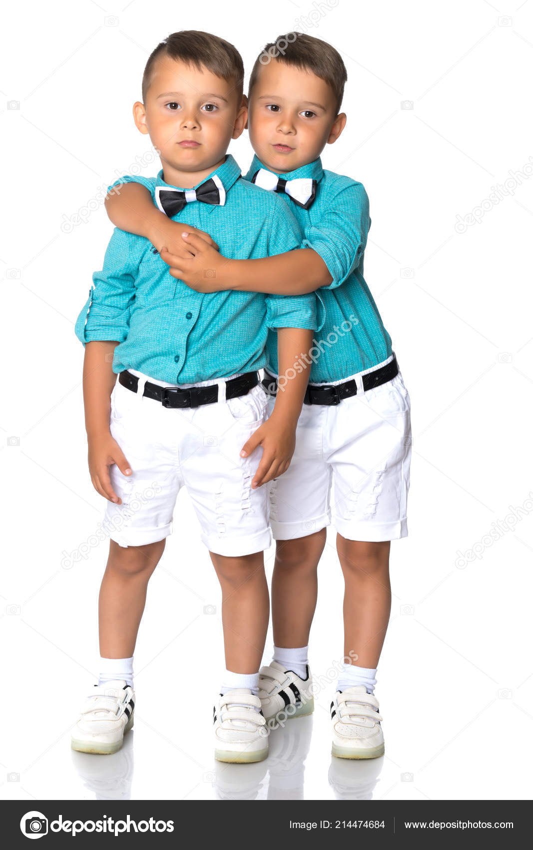 Two sad Gemini boys — Stock Photo © lotosfoto1 #214474684