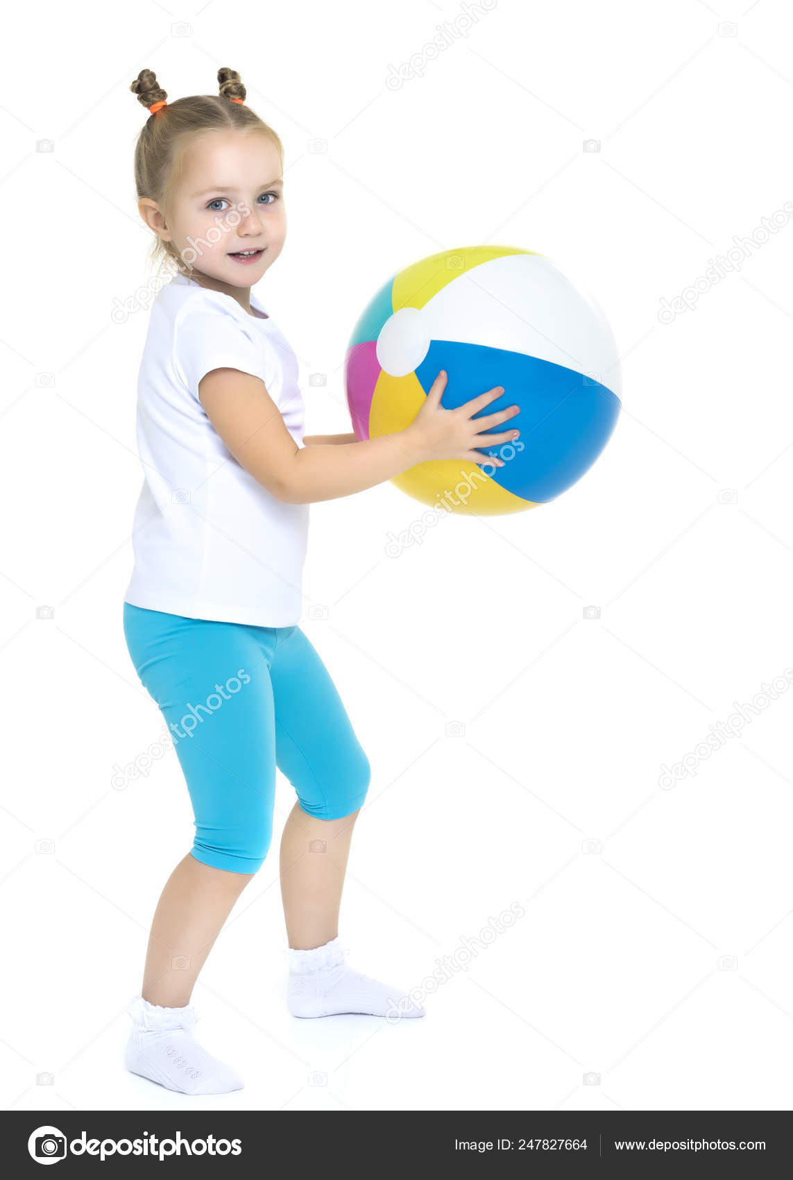 Child Catching A Ball