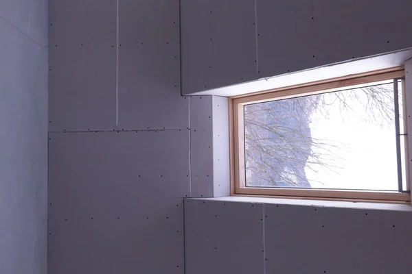 Drywall Gypsum Boards Window — Stock Photo © cowii #238335214