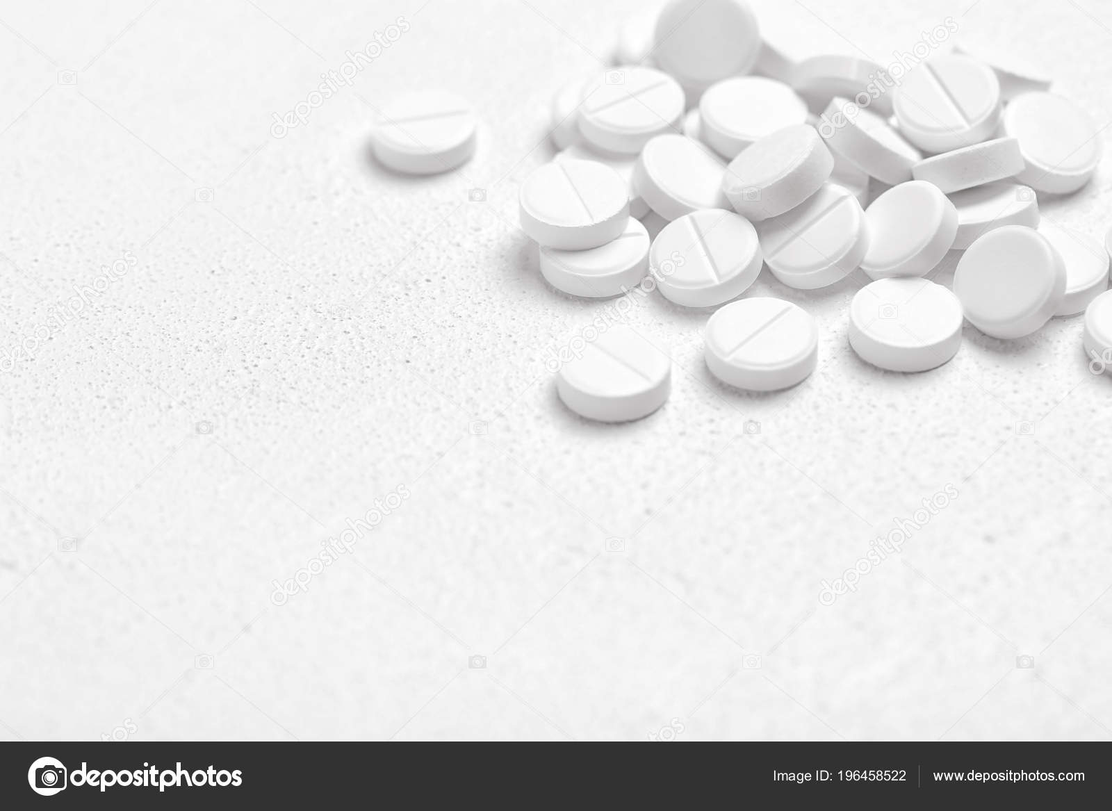 White Pills Background
