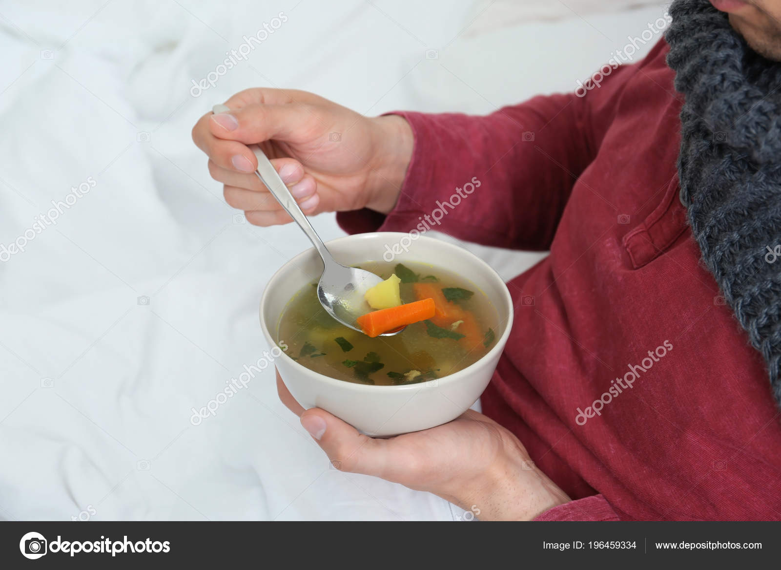 Man Cold Soup